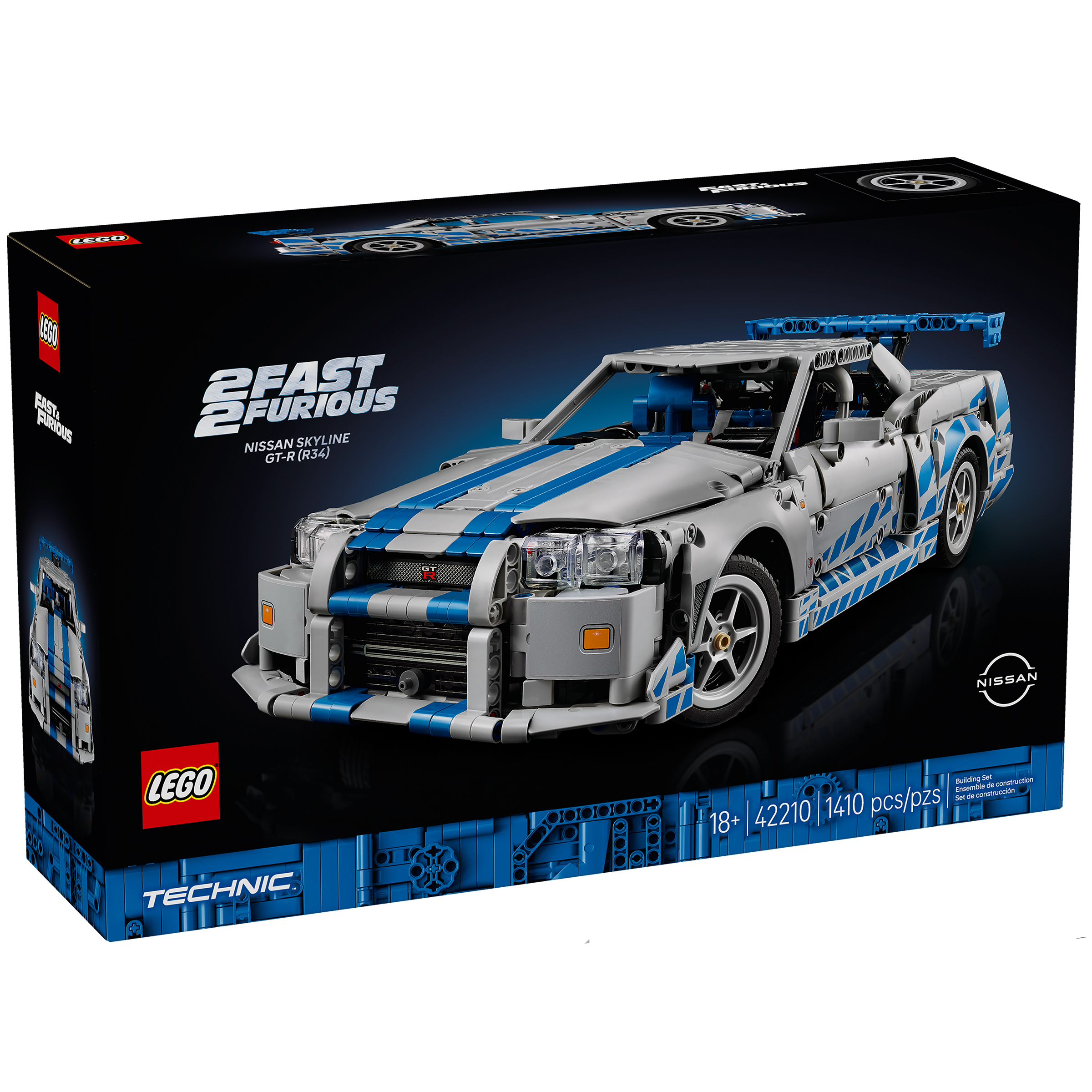 LEGO Technic 42210 Samochód Nissan Skyline GT-R (34) z filmu Za szybcy ...